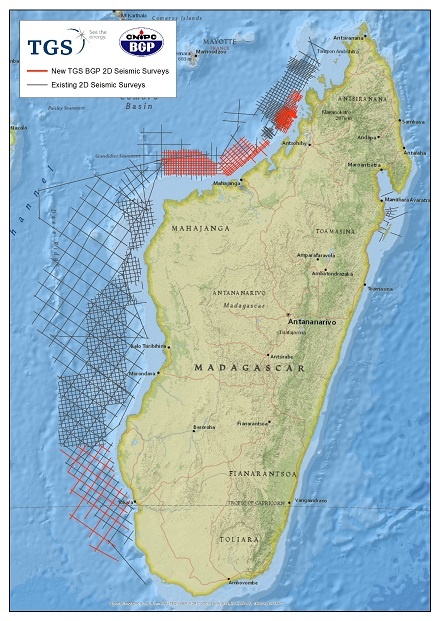 TGS commences multi-client 2D seismic surveys offshore Madagascar